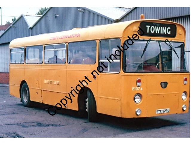 BUS PHOTO: NATIONAL Welsh Leyland Leopard Tow Bus E1074 Btx329J £1.25 ...