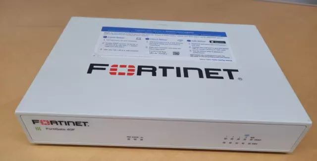 FORTINET FORTIGATE FG-40F FIREWALL APPLIANCE EUR 262,09 - PicClick FR FORTINET FORTIGATE FG-40F FIREWALL APPLIANCE EUR 262,09 - PicClick FR