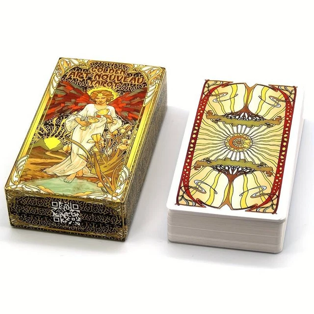 Coffret Jeu De Cartes Divinatoires Tarot Art Nouveau 78 Cartes Eur 15