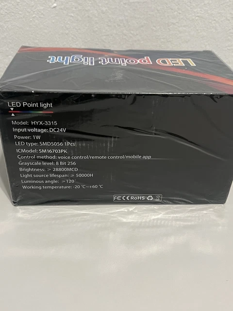 PERMANENT OUTDOOR 60FT Lights with 36 LED Eaves Waterproof Smart RGB ...