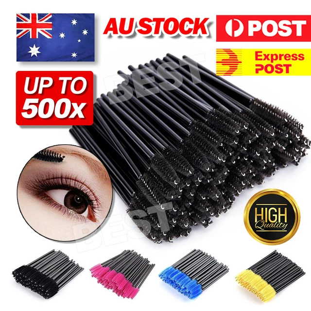 LOT DISPOSABLE MASCARA Wands Eyelash Brushes Applicator Lash Extension ...