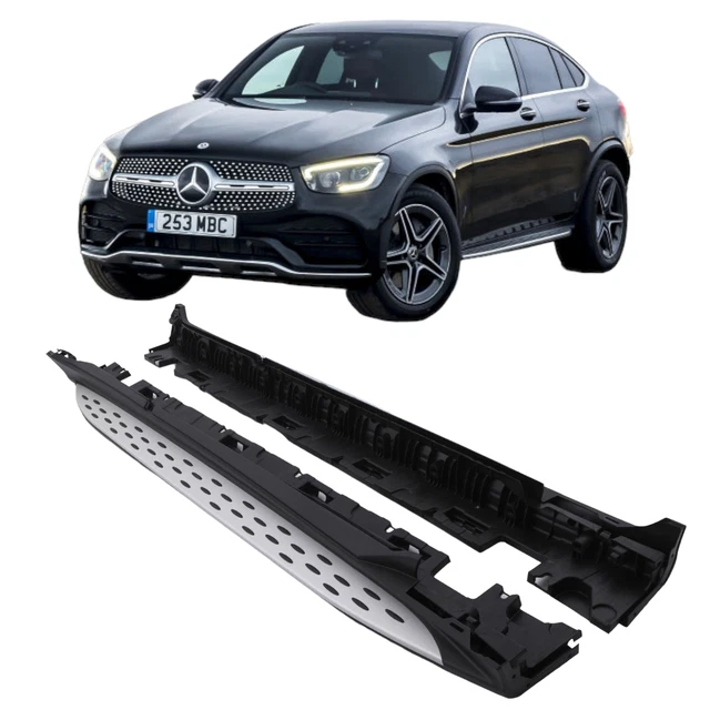 MERCEDES BENZ GLC Side Steps Running Boards Coupe 5 Door X253 C253 OE ...