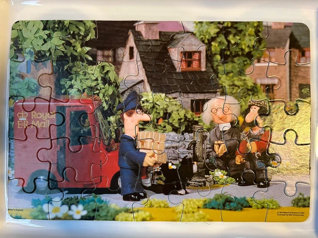 VINTAGE POSTMAN PAT Jigsaw Puzzle By Falcon/ 1984/ 35 Pieces/ 3-7 Years ...