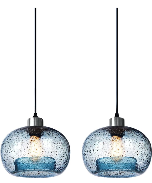CASAMOTION PENDANT LIGHTS Kitchen Island Hand Blown Glass Pendant ...