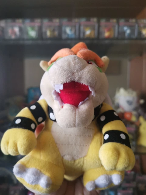 OFFICIAL NINTENDO SANEI 2011 Super Mario BOWSER 20CM 8" Rare Soft Toy ...
