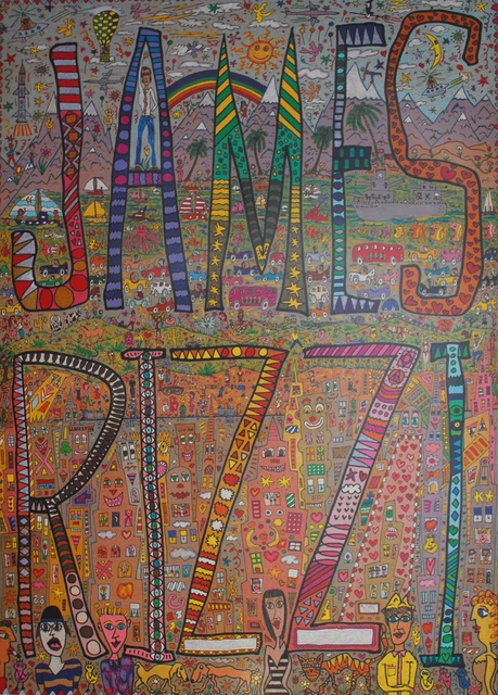 JAMES RIZZI: ORIGINAL Offset Lithography, First Rizzi Poster, 1988, Top ...