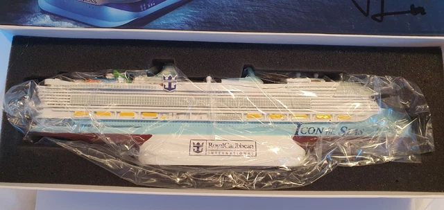 ICON OF THE Seas Signed By The Captain Cruise Ship Model Royal ...