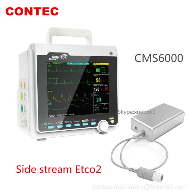 CO2 ETCO2 CAPNOGRAPHY Vital Signs Patient Monitor,6 Parameter CONTEC ...