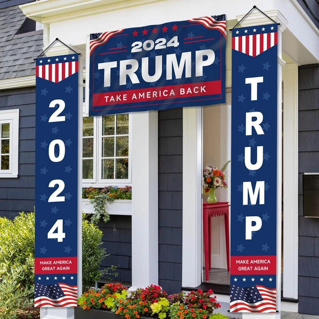 TRUMP 2024 FLAG 3x5Ft Trump Flags with MAGA Large Hanging Banners Heavy ...