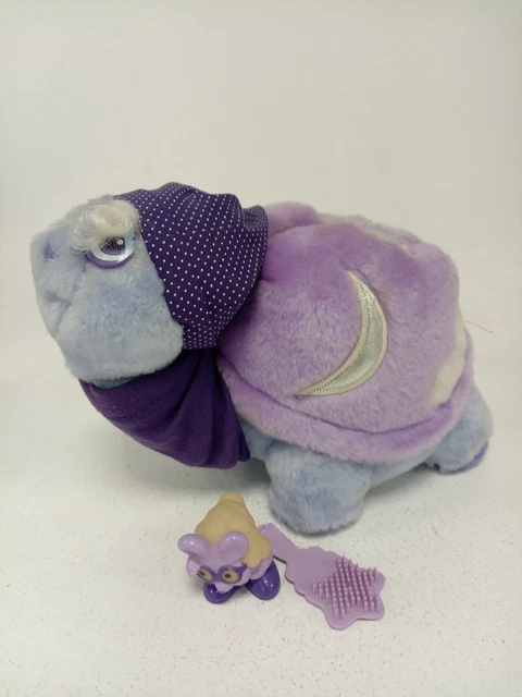 VINTAGE 1985 TONKA Keypers Purple Turtle Plush Toy with Accessories £9. ...