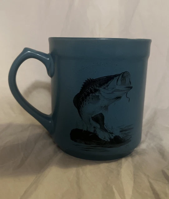 BASS PRO SHOPS CAUGHT FISH LOGO IMAGE JUMBO 16 OUNCE Ceramic Coffee Cup ...