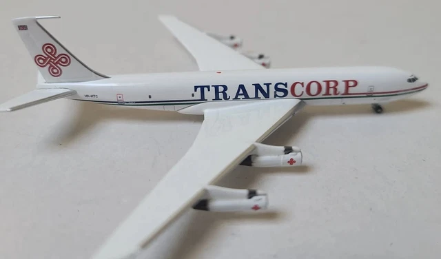 SKY 500 / Herpa Scale 1:500 Transcorp Boeing 707 VR-HTC Hong Kong ...
