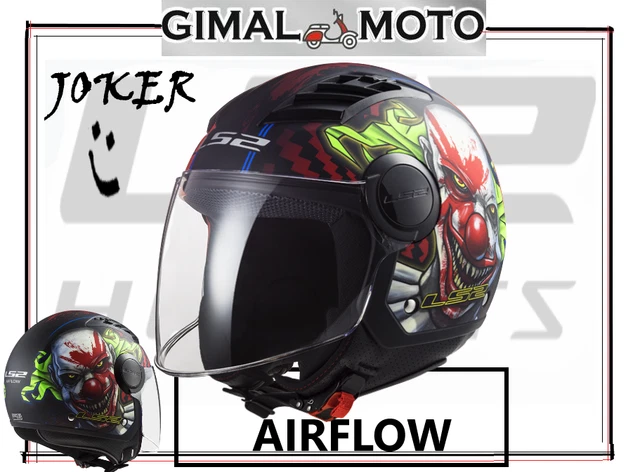 CASCO JET LS2 Airflow Joker Interno Estraibile Tg. M EUR 50,00 ...
