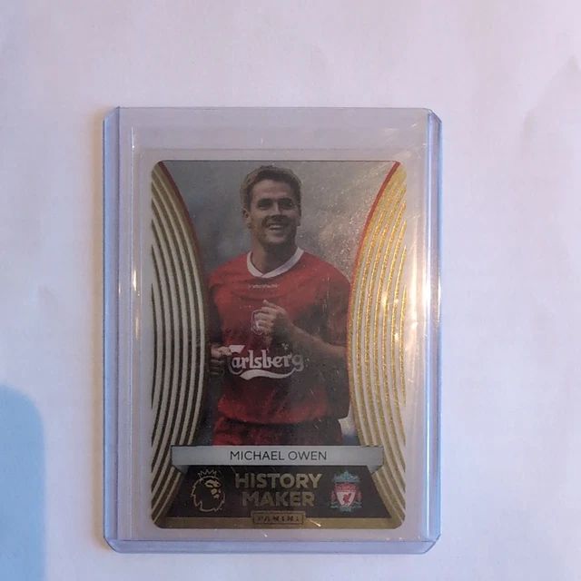 PANINI ADRENALYN XL 2025: MICHAEL OWEN. History Maker. LIVERPOOL. New ...