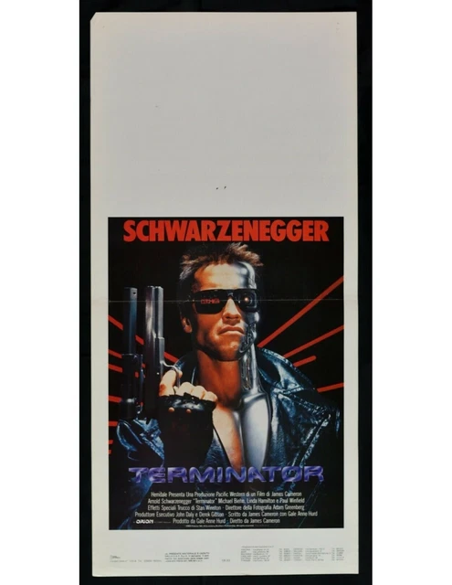 AFFICHE TERMINATOR ARNOLD Schwarzenegger James Cameron Linda Hamilton ...