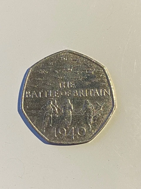 VERY RARE - The Battle of Britain 1940 50p Coin £399.00 - PicClick UK