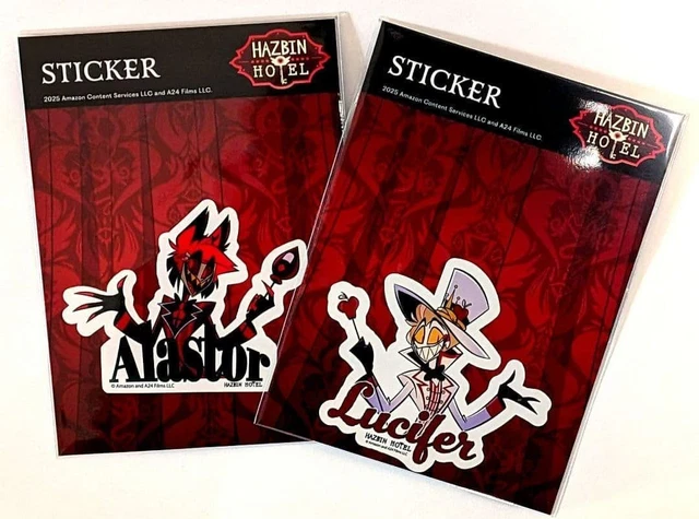 HAZBIN HOTEL SHINJUKU Marui Sticker Alastor Lucifer Bulk Sale £34.08 ...