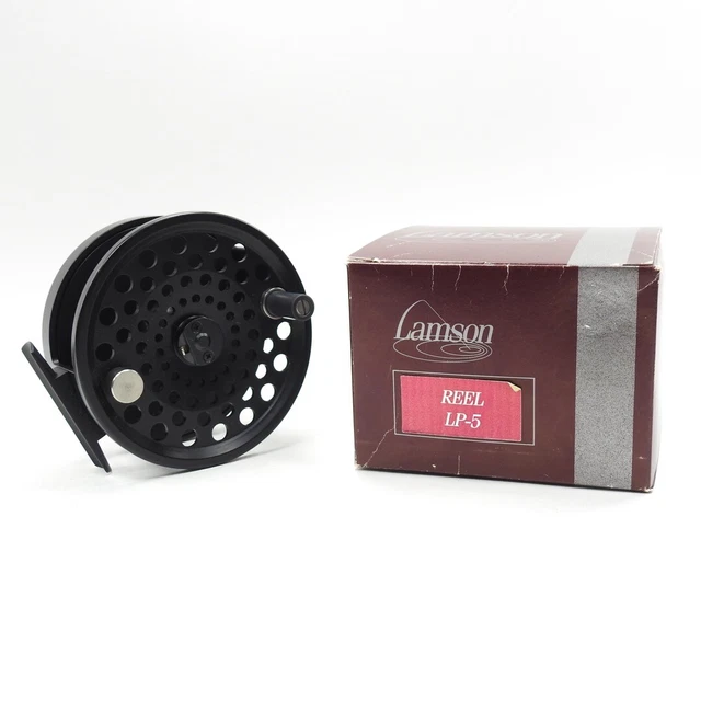 LAMSON LP5 FLY Fishing Reel. Made in USA. W/ Box. EUR 137,39 - PicClick FR