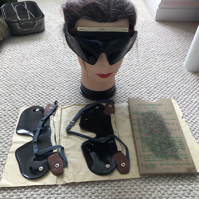 GENUINE WW2 BRITISH Military Army Eye shields £4.97 - PicClick UK
