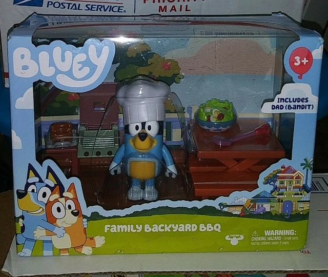 BLUEY PLAYSET FAMILY Backyard BBQ New EUR 26,65 - PicClick FR
