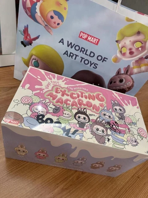 POPMART LABUBU THE MONSTERS Exciting MACARON 6 Typen Set Box Plüsch ...