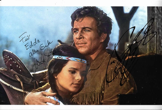 USCHI GLAS & GÖTZ GEORGE 2 original Autogramme*Winnetou *Apanatschi 20x30cm EUR 25,90 - PicClick DE