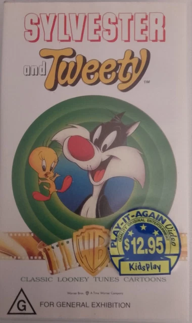 SYLVESTER & TWEETY VHS Looney Tunes Cartoons 50th Ann. Warner 1991 9episodes EUR 27,24 - PicClick FR