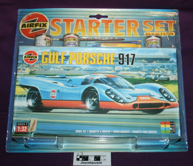 AIRFIX GULF PORSCHE 917 Starter Set 1:32 scale model car kit 93409. EUR ...