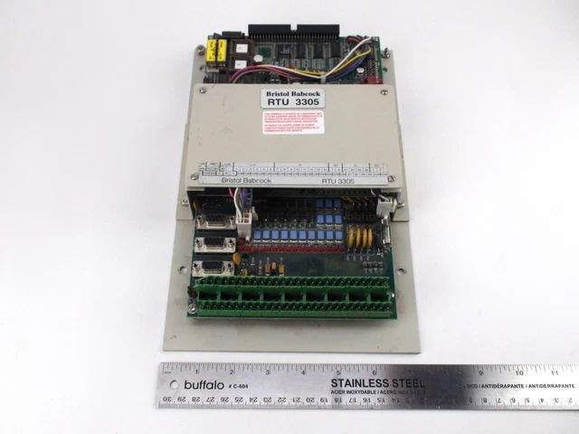 BRISTOL BABCOCK RTU 3305 Model 396048129 Programmable SCADA Controller ...