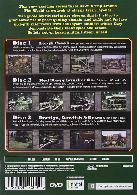 GREAT TRAIN LAYOUTS (DVD) Geoff Nott Bruce Block EUR 45,78 - PicClick IT