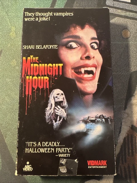 THE MIDNIGHT HOUR VHS ABC Video Tape Sheri Belafonte Vidmark Horror ...