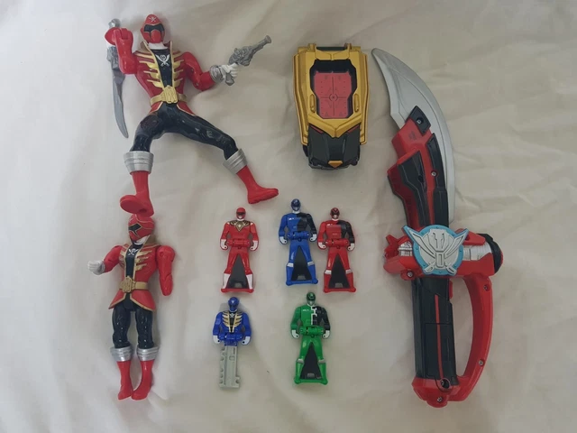 POWER RANGERS SUPER Megaforce Morpher Sword Key Red Ranger Bundle £15. ...