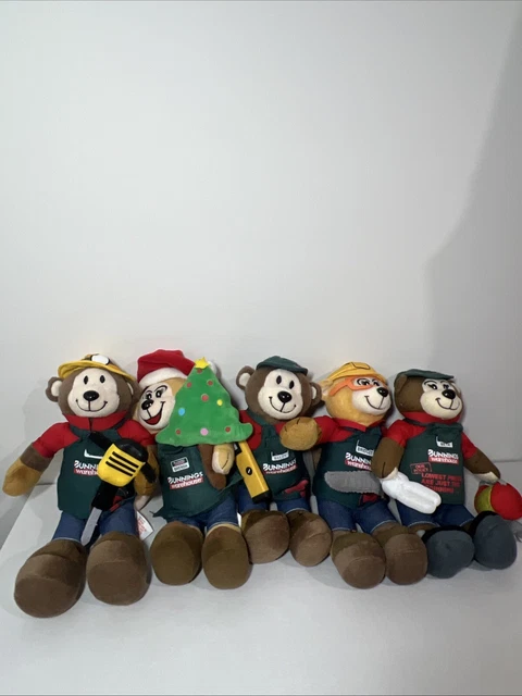BUNNINGS WAREHOUSE BRENDA, Bridget, Brian, Bailey, Beth Bear ...