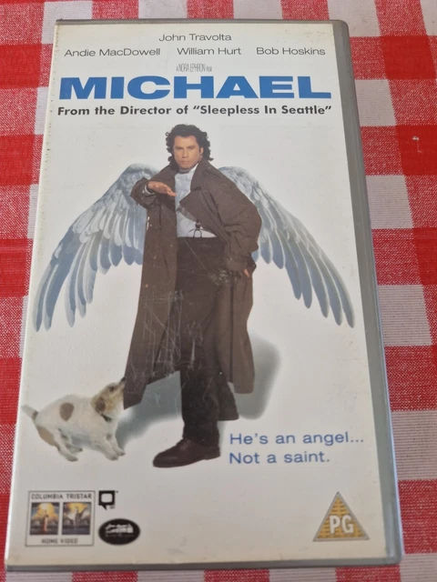MICHAEL VHS STARRING John Travolta, Andie Macdowell, William Hurt And ...
