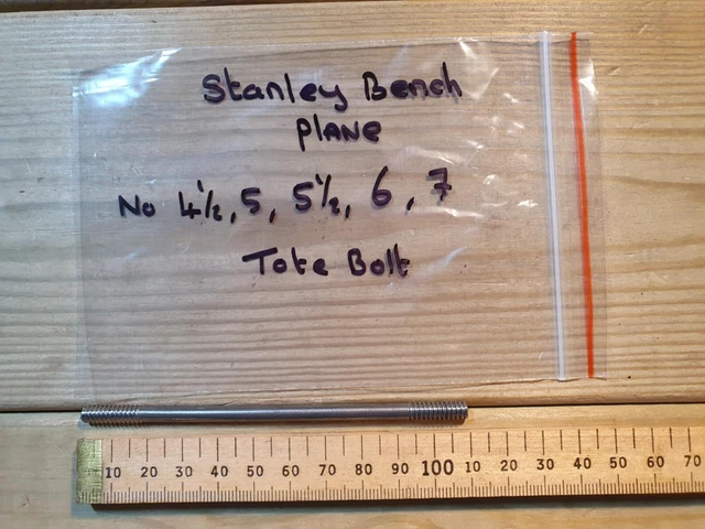 VINTAGE STANLEY BENCH Plane Tote Bolt Old Woodworking Hand Tools ...