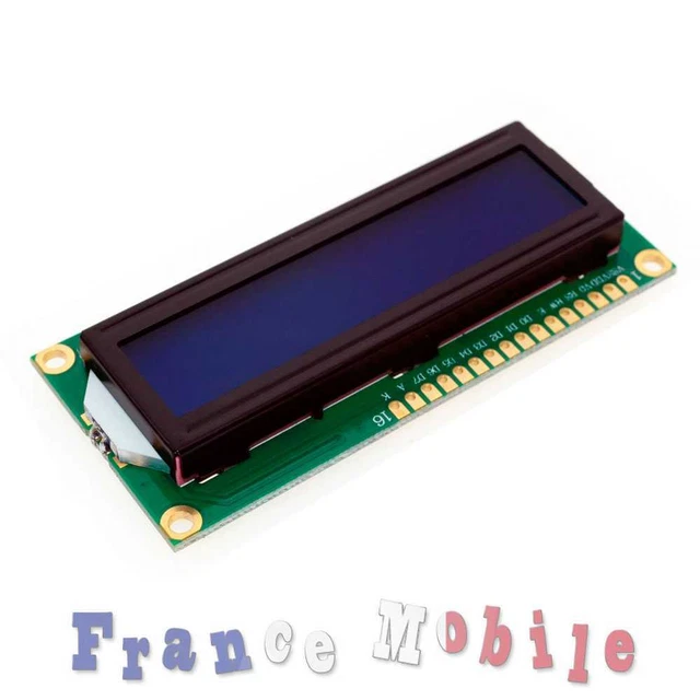 ECRAN LCD AFFICHEUR module 16x2 HD44780 1602 Pour Arduino Raspberry ...