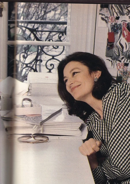 COSMOPOLITAN GERMANY 1986 Anouk Aimee Lingerie Renee Simonsen Anais Nin ...