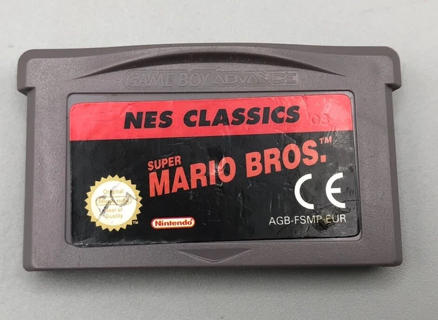 NINTENDO GAMEBOY ADVANCE GBA Nes Classics Super Mario Bros game EUR 15 ...