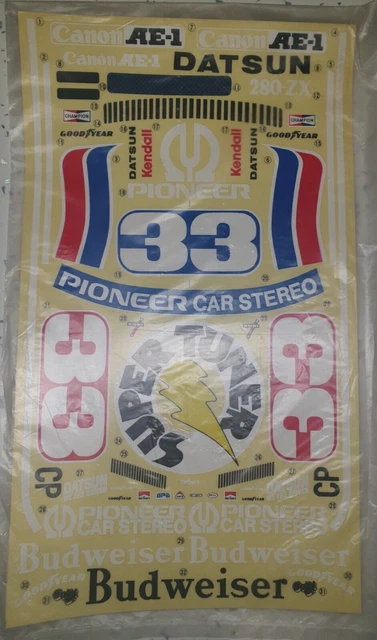 VINTAGE TAMIYA ORIGINAL 58022 Datsun 280ZX Decal Set - LAST ONE £65.00 ...