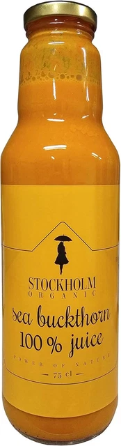 100% ORGANIC SEA Buckthorn Juice No Additives 750 ml Pure Natural ...