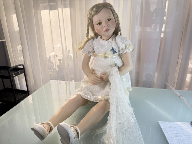 POUPON DE COLLECTION pour Collection,Fille Christine Orange Porcelaine Poupée 98 EUR 168,56 ...