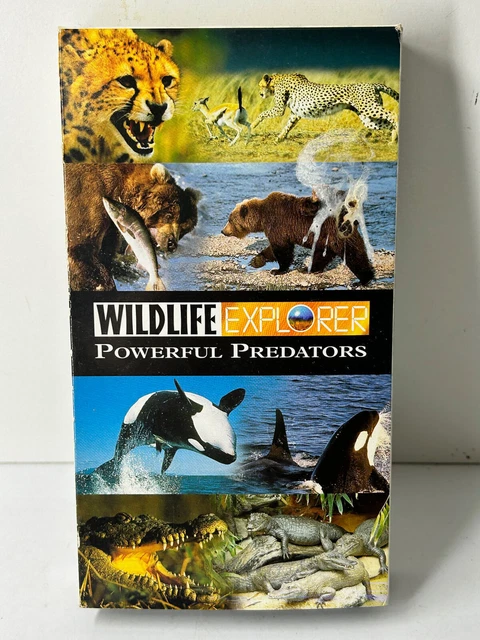 WILDLIFE EXPLORER: POWERFUL Predators On VHS Video Cassette Tape £7.99 ...