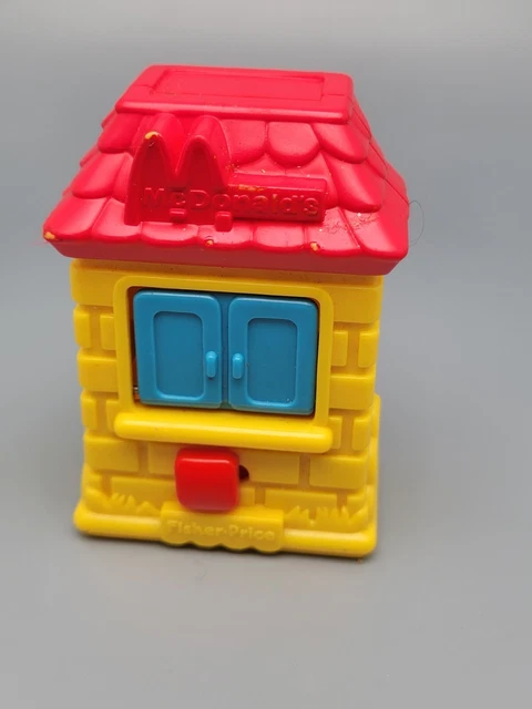 VINTAGE MCDONALD'S FISHER-PRICE Toy House Ronald Drive Thru Happy Meal ...