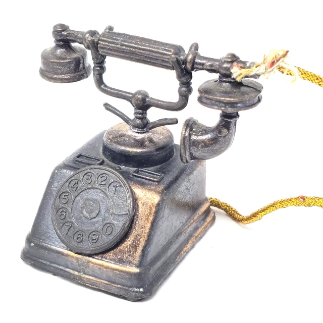 DURHAM INDUSTRIES ROTARY Telephone Die Cast Metal 1976 Dollhouse ...