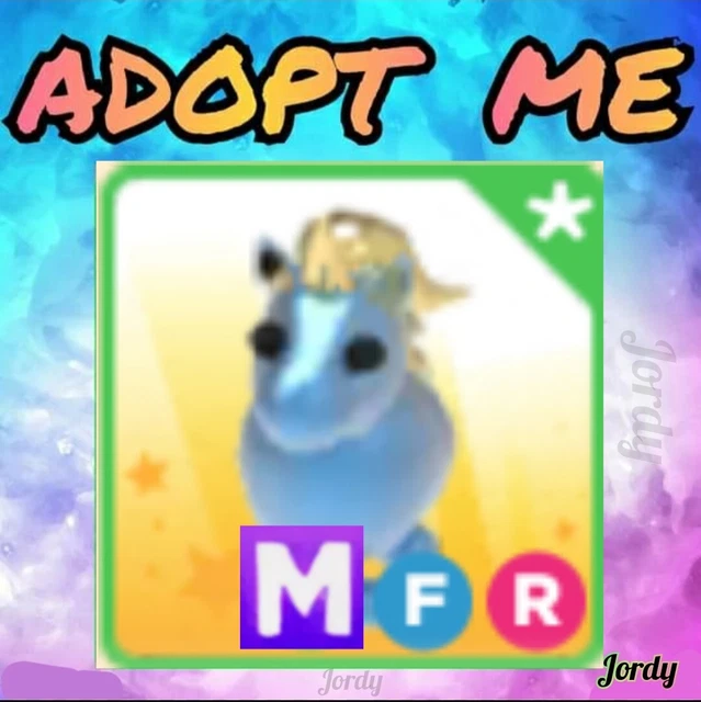 MEGA DIAMOND UNICORNO (MFR) Adopt Me Roblox. With Fly Ride animale ...