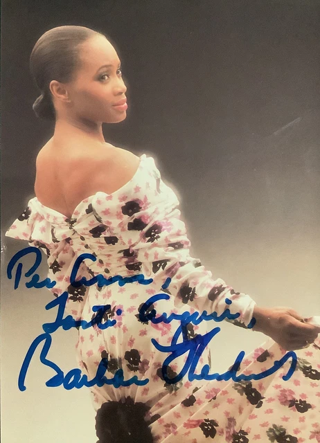 FOTO CON Dedica Autografa Cantante Lirica Barbara Hendricks EUR 20,00 ...