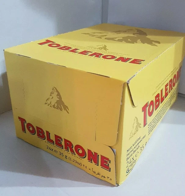 TOBLERONE MILK CHOCOLATE FULL BOX of 24x35g. BEST BEFORE 20/07/2025 £17 ...