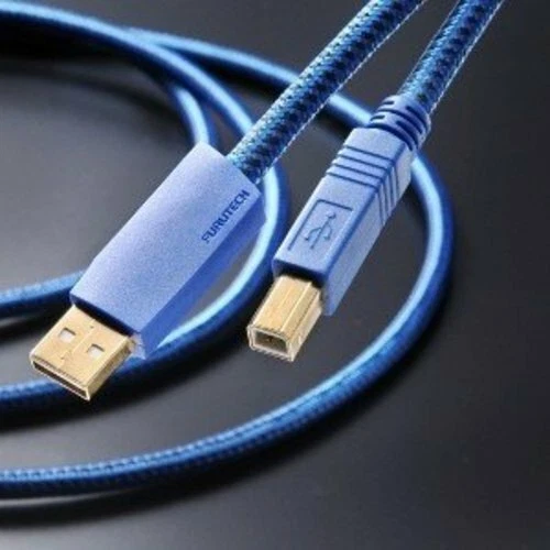 FULL-TECH HIGH-END AUDIO Grade USB Cable A B ⇔ Type Male Connector Type ...
