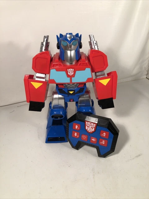 HASBRO TRANSFORMERS RESCUE Bots Academia Optimus Prime Niños R/C Camina ...