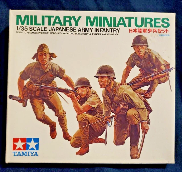 TAMIYA MILITARY MINIATURES 1/35 Scale Japanese Army Infantry Model Kit ...